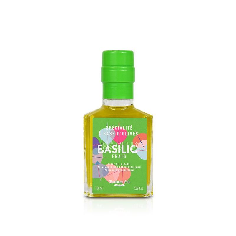 Fresh Basil Flavoured Olive Oil 100ml | Maison Bremond 1830