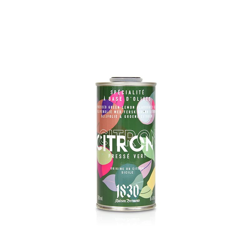 Pressed Green Lemon Flavoured Olive Oil | Maison Bremond 1830