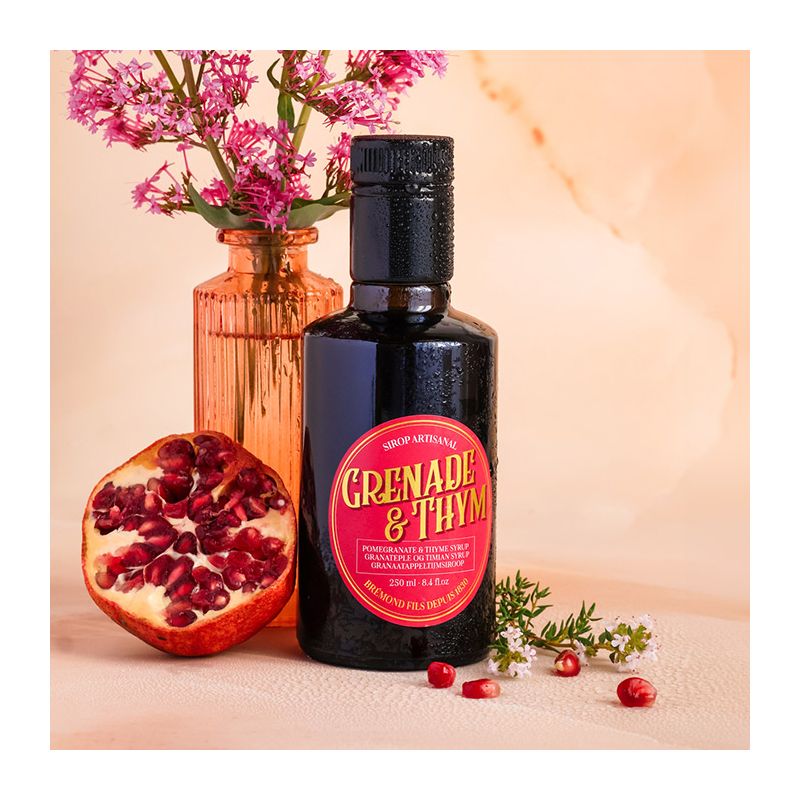 Pomegranate & thyme syrup